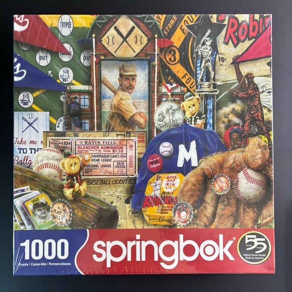 Springbok | Games | New Vintage Baseball 00 Piece Jigsaw Puzzle By ...